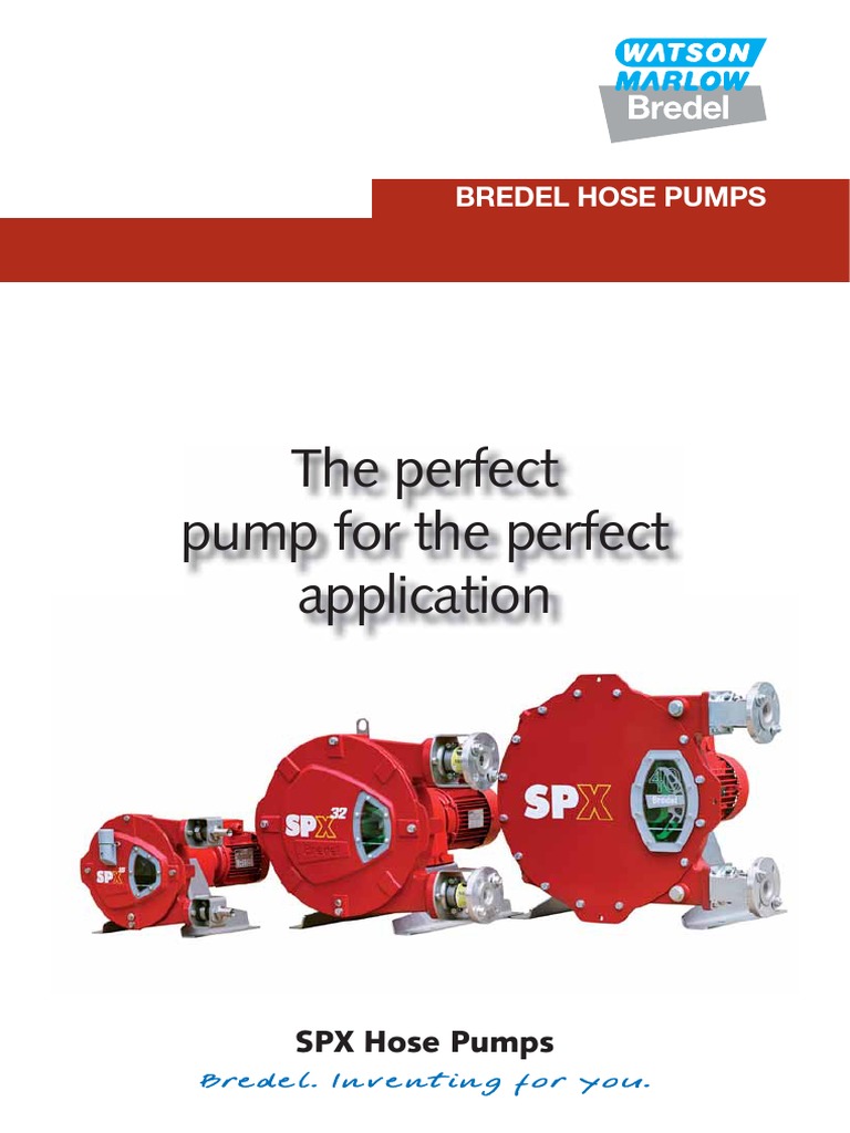 Bredel SPX Slangenpomp - Brochure | PDF | Bearing (Mechanical) | Pump