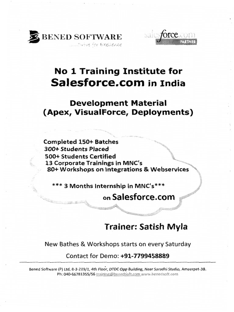Salesforce Course Training Material | PDF
