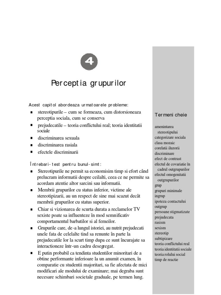 4 Perceptia Grupurilor | PDF