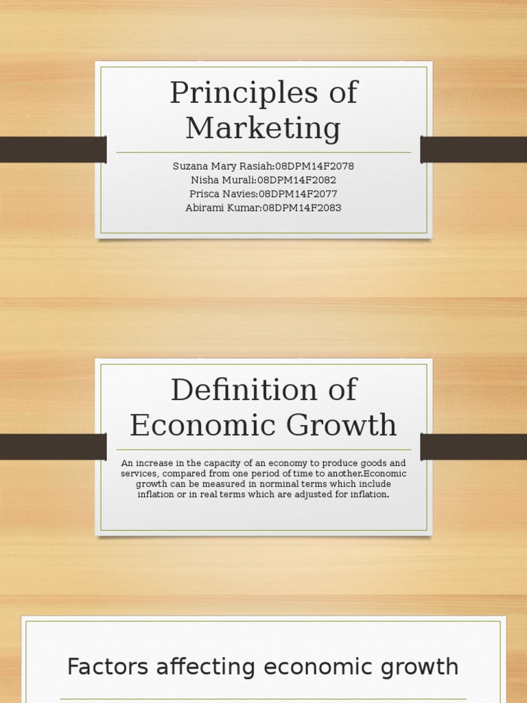 Economic Growth: Key Factors Explained | PDF