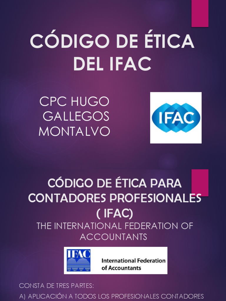 Código de Ética de Ifac | PDF | Contabilidad | Business