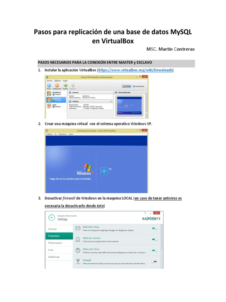 Replicacion MySQL VirtualBox | PDF | Mi sql | SQL