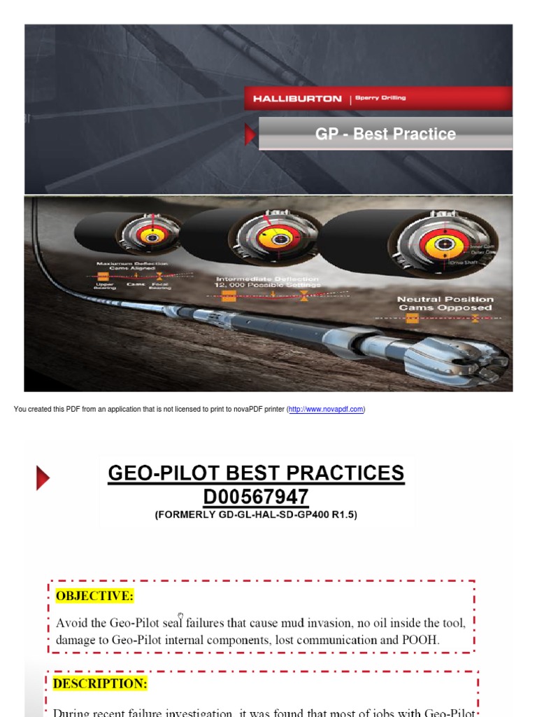 GEO PIlot Best Practices | PDF | Manufactured Goods | Mechanical ...