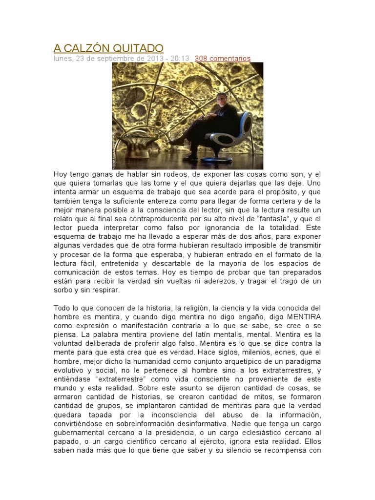 A Calzón Quitado | PDF | Mentira | Alemania nazi