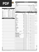 SW d20 Character Sheet | PDF | Sith | The Force (Star Wars)