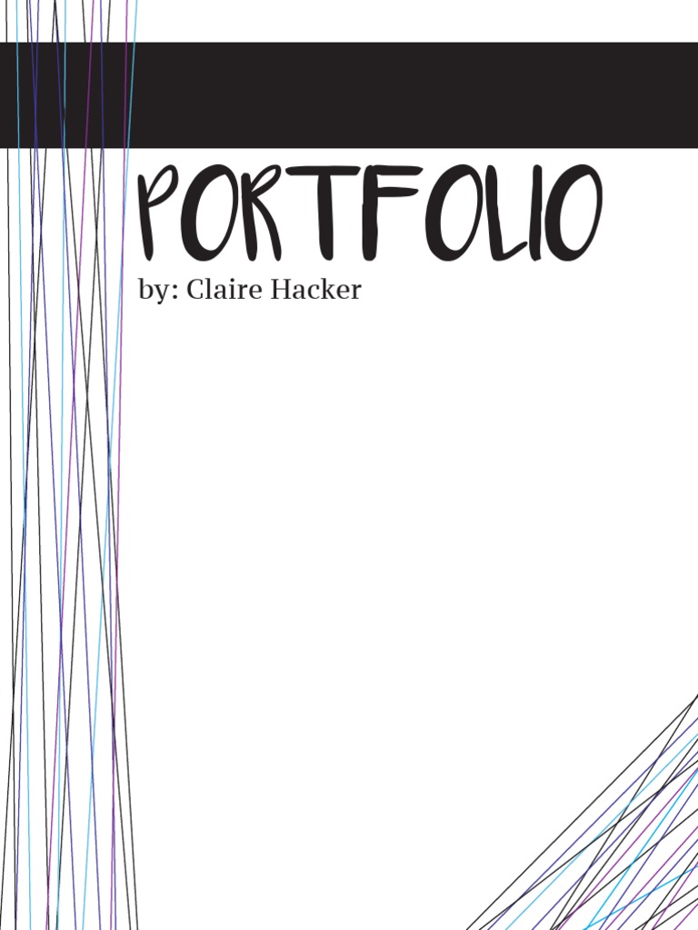 Claire Hacker's Graphic Design Portfolio | PDF | Adobe Photoshop | Web Page