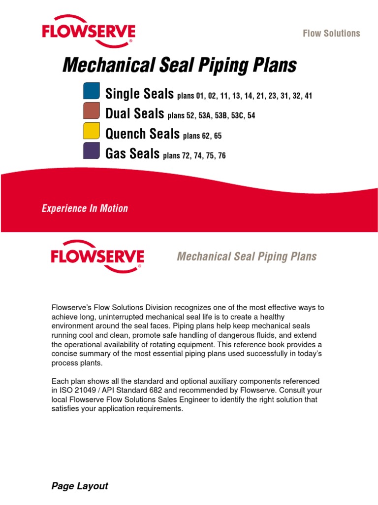 Pump Seal Plans | PDF | Pump | Valve