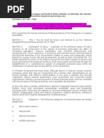 RA 7586: National Protected Areas Act | PDF | Protected Area | Resource