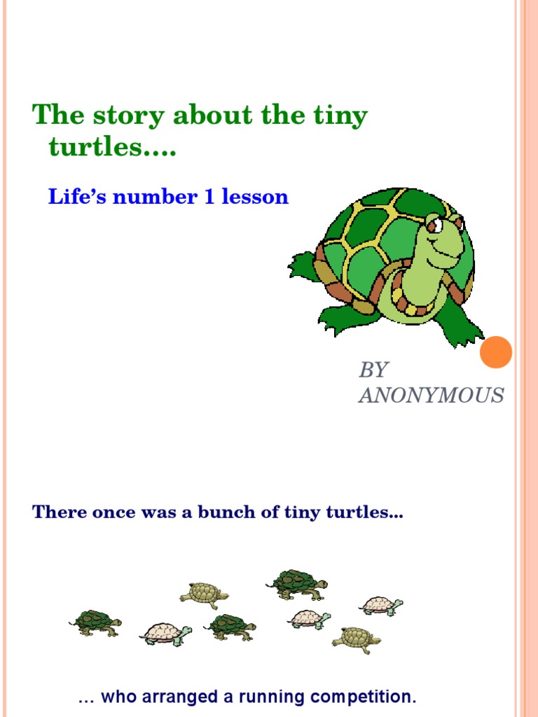 The Tiny Turtle's Lesson on Persistence | PDF