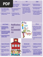 Nine Types of Curriculum Adaptations | PDF | Tutor | Curriculum