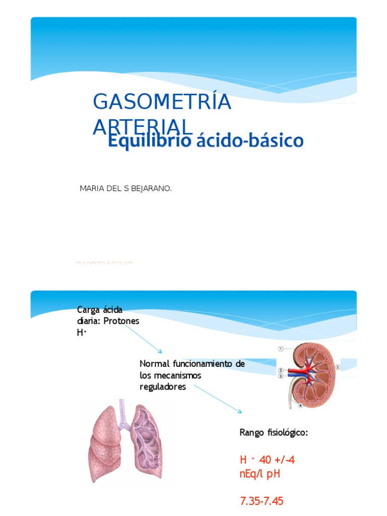 GASES arteriales | Enfermedades y trastornos | Fisiología