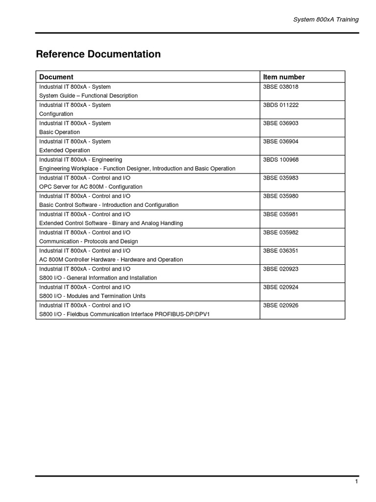 A Comprehensive Guide to 800xA System Training Documentation | PDF | Computer Network | Object ...