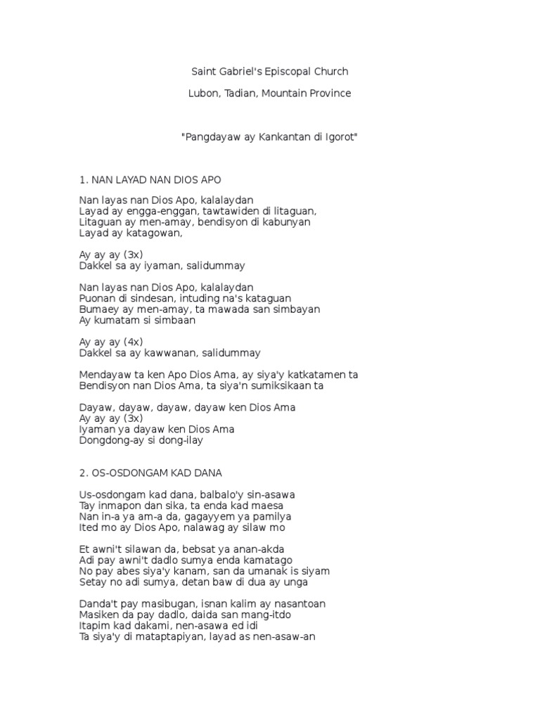 Songbook | PDF