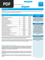 Bupa Cash Plan Benefits Overview | PDF | Patient | Psychotherapy