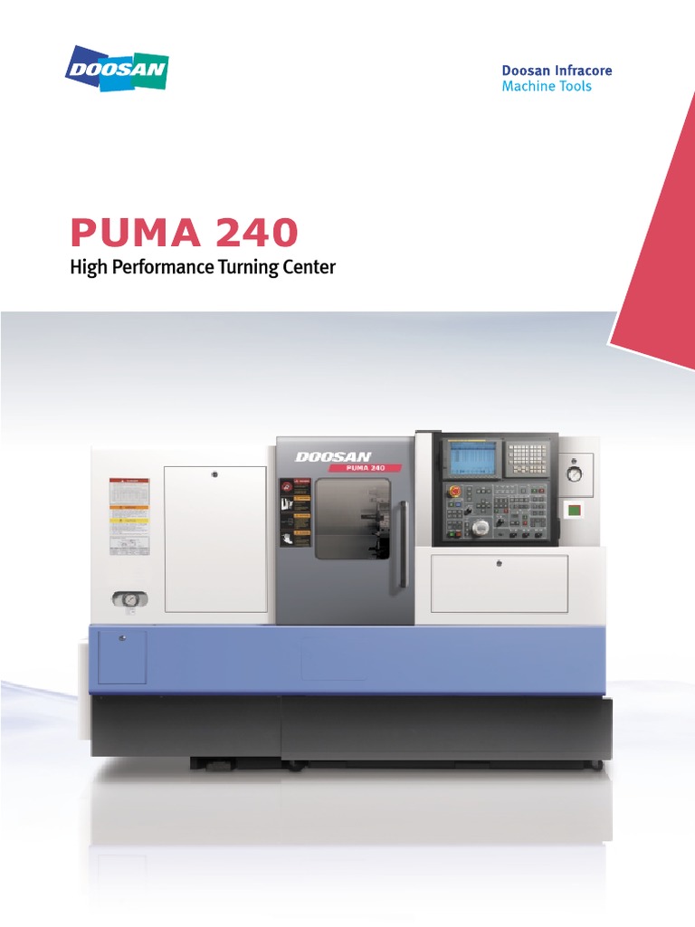 118 - Puma 240 | PDF | Machining | Numerical Control