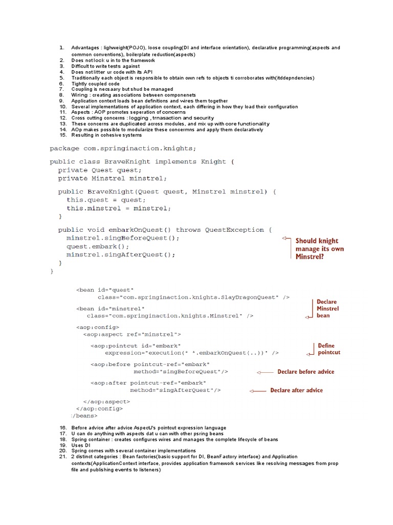 Chapter 1-3 | Download Free PDF | Spring Framework | Computer Programming