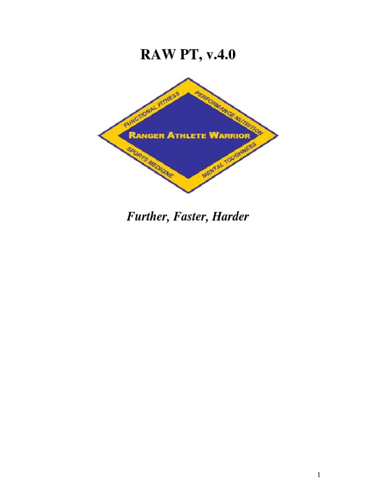 Ranger Fitness & Training Guide | PDF