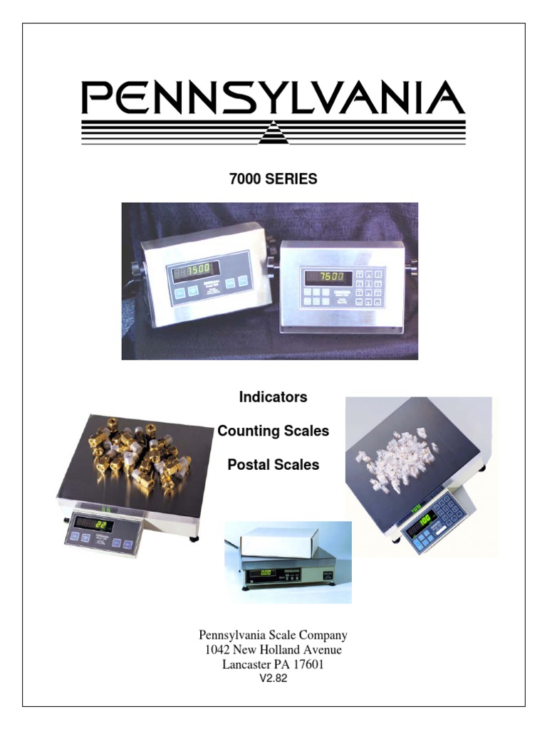 Industrial Scale User Guide | PDF | Ascii | Weight