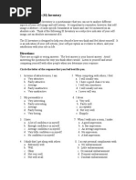 Time Management Questionnaire | PDF | Time Management | Professional Skills