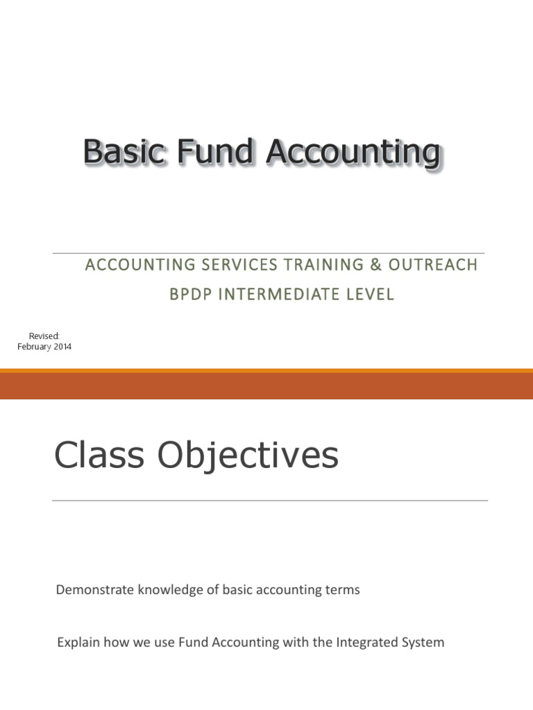 Fund Accounting | PDF | Debits And Credits | Balance Sheet