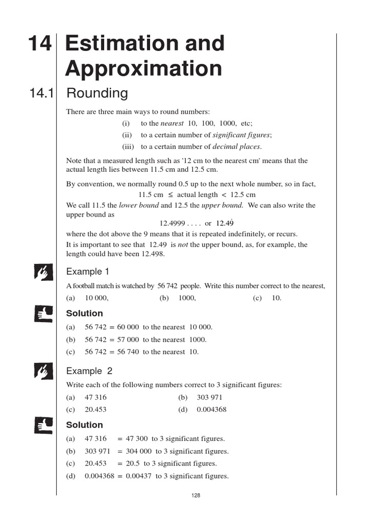 Estimation and Approximation | PDF | Significant Figures | Area