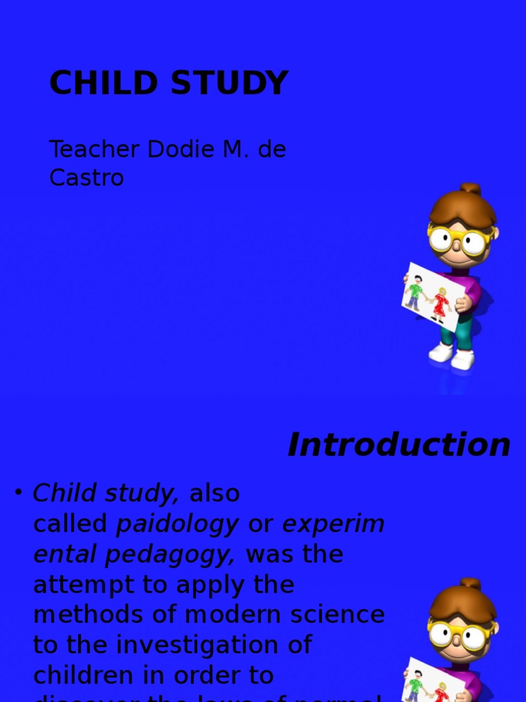 Child Study Movement | PDF | Psychology | Education Reform