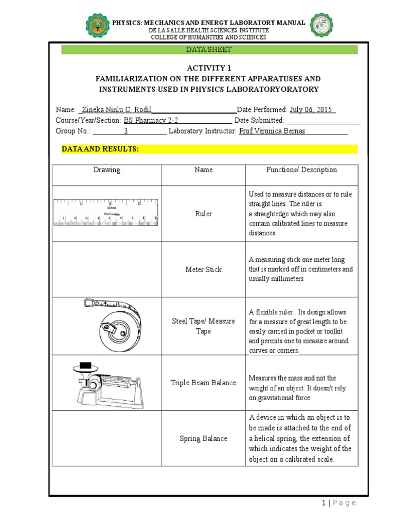 Physics Laboratory apparatuses | Weighing Scale | Force
