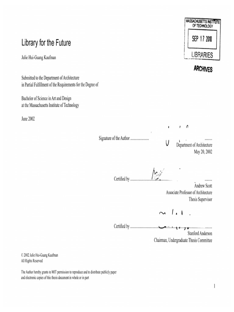Mit | Download Free PDF | Libraries | Thesis