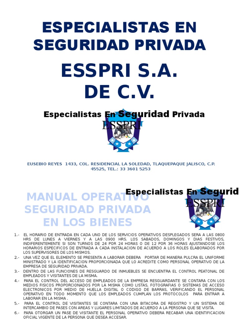 Manual Operativo Esspri | PDF | Musica en español