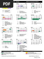 Wilson County Schools Calendar 2026-27 | PDF | Educational ...