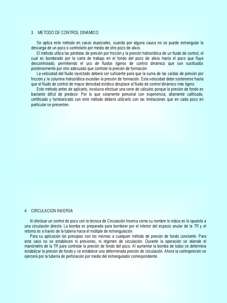 Metodo de Control Dinamico y Circulacion Inversa | PDF