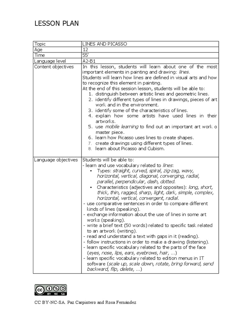 2 Llesson Plan - CLIL Lesson Plan | PDF