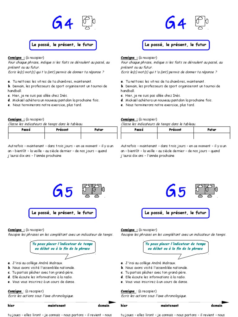 Exercices sur les indicateurs de temps | PDF