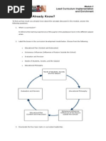 The Oliva Model of Curriculum - Summary Report | PDF | Curriculum ...