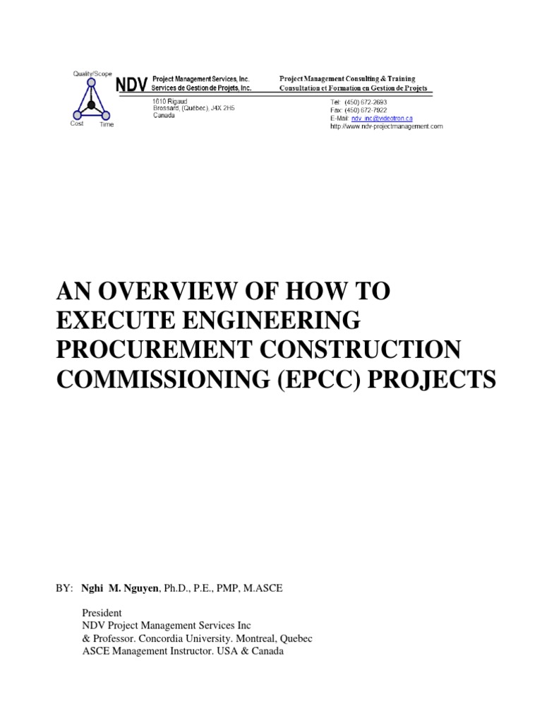 An Overview of How To Execute EPCC | PDF | Specification (Technical ...