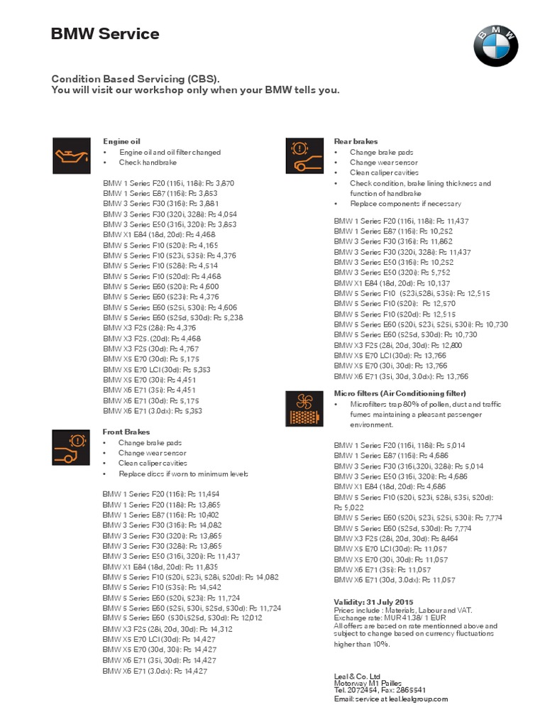 CBS BMW Service 2013 2014 | PDF | Bmw | Automobile Layouts