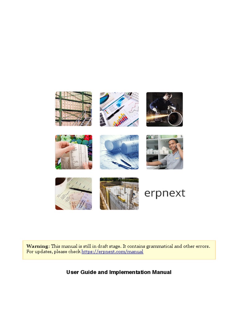 Erpnext Manual | PDF | Enterprise Resource Planning | Free Software
