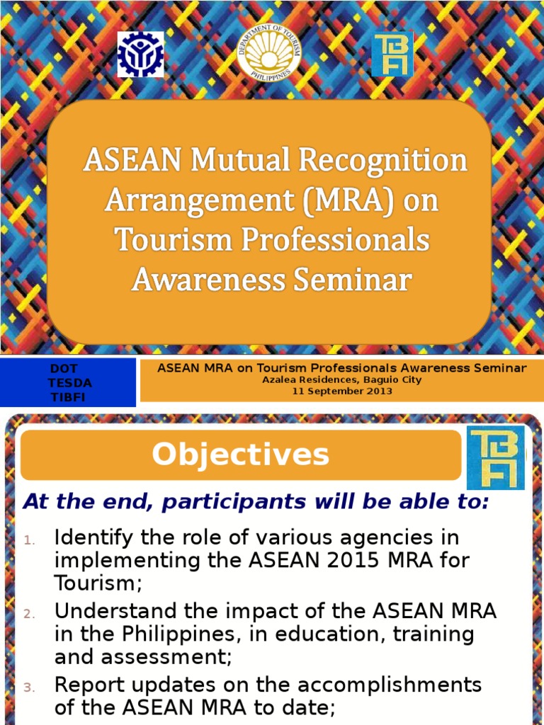 Briefing On ASEAN MRA 100713 | PDF | Association Of Southeast Asian ...