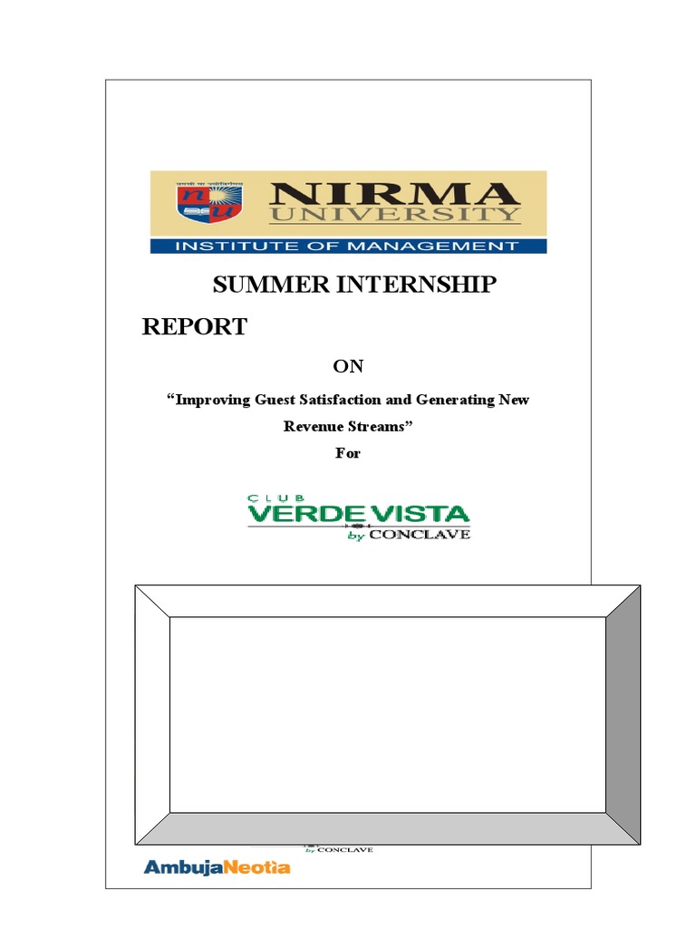 Sumit Kumar - Internship Report | PDF | Sales | Strategic Management Sumit Kumar - Internship Report | PDF | Sales | Strategic Management