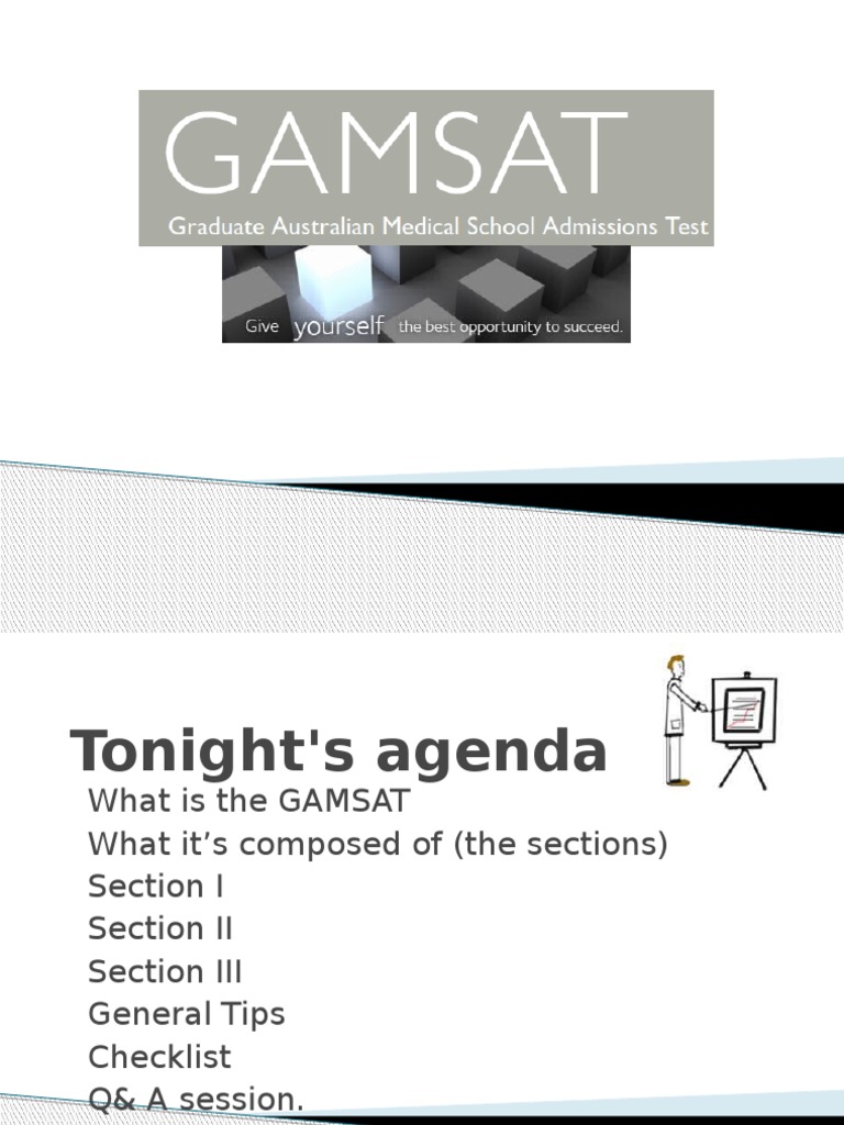 Gamsat Notes | PDF | Medical College Admission Test | Chemical Reactions