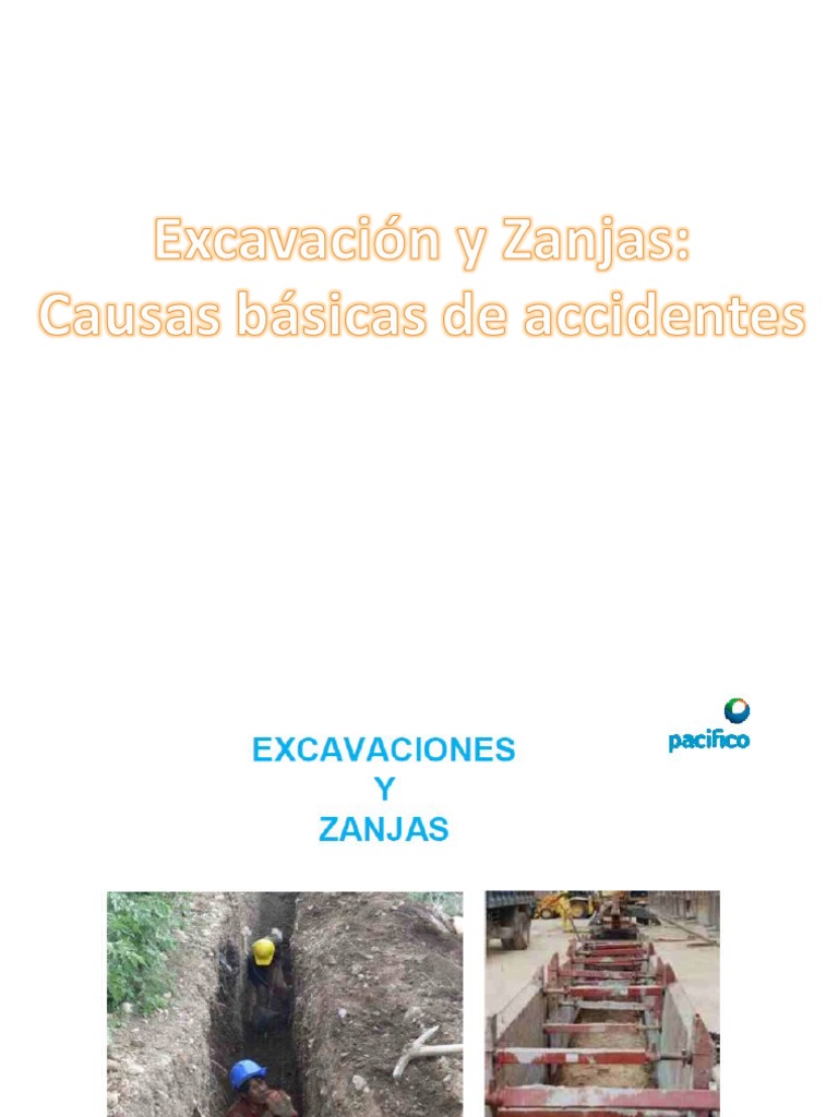 Excavaciones y Zanjas | PDF | Science | Ingeniería