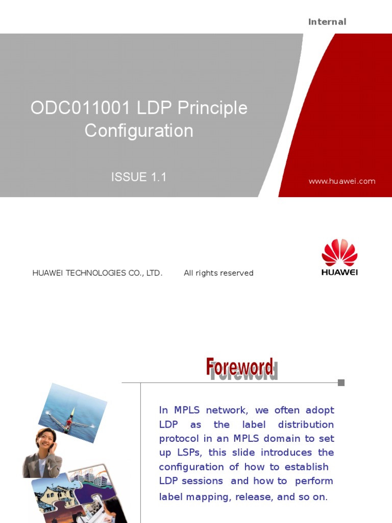 Ldp Principle Configuration Pdf Multiprotocol Label Switching Networking 