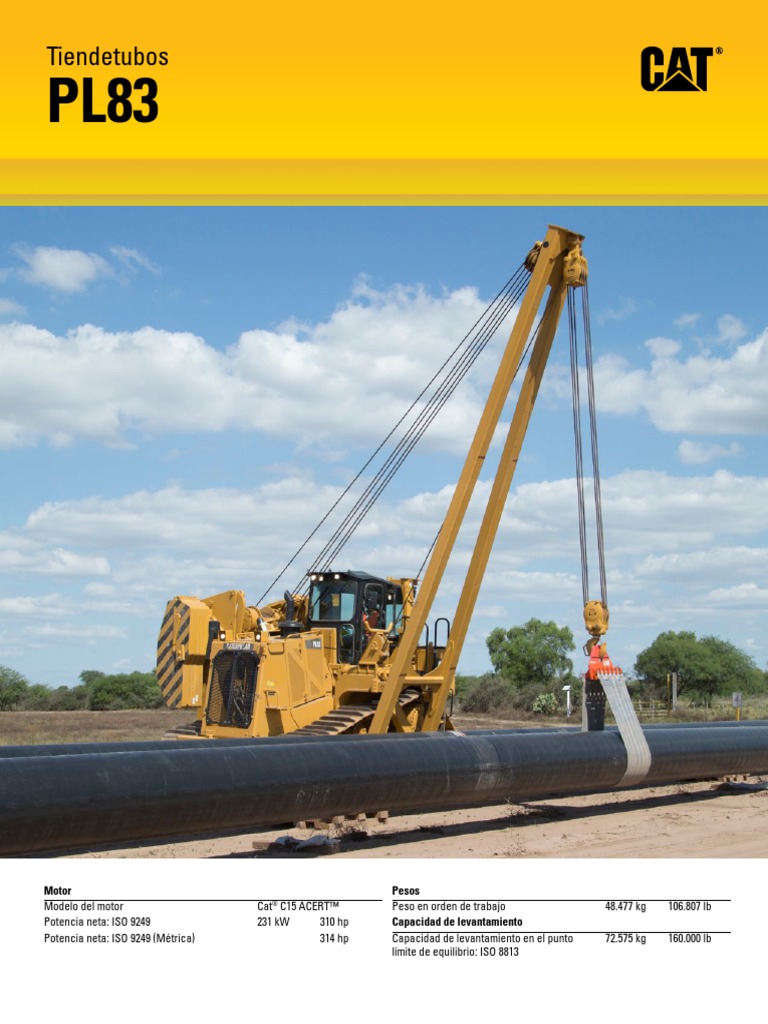 Tiende Tubo CAT PL83 | PDF | Factores humanos y ergonomía | Transmisión ...