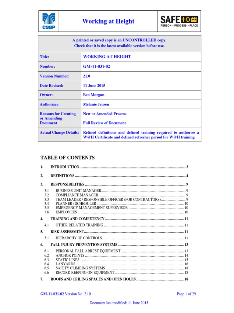 SAFETY-Work at Height | Scaffolding | Stairs