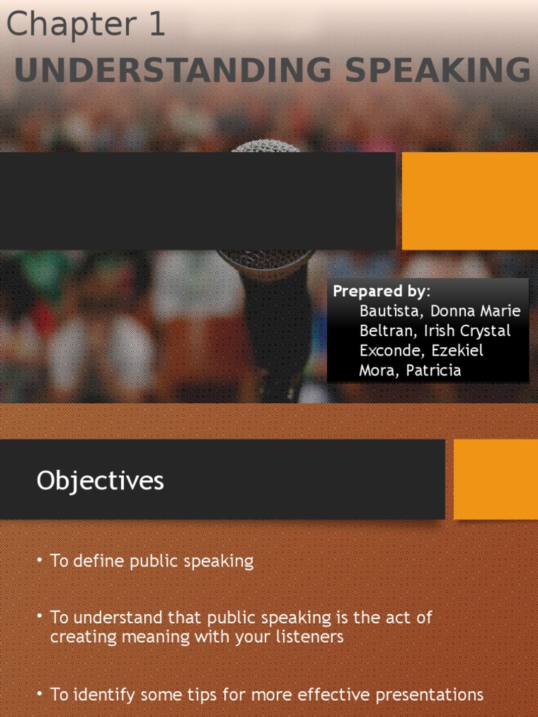 The Speaker S Handbook Chapter 1 Pdf Public Speaking Rhetoric