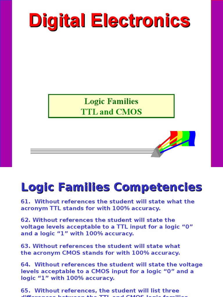 Unit 2 Logic Families | PDF