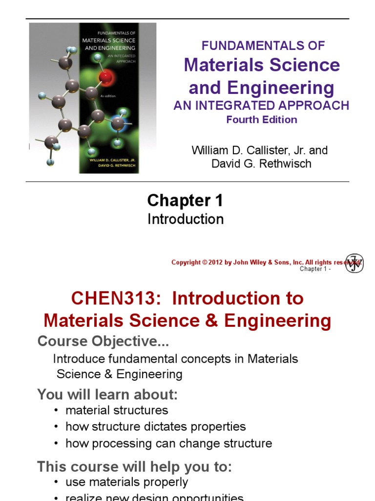 Materials ch01 | PDF | Fracture | Textbook