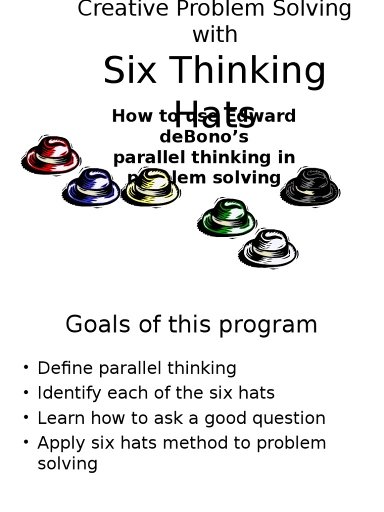 Six Thinking Hats: How To Use Edward Debono'S Parallel Thinking in ...