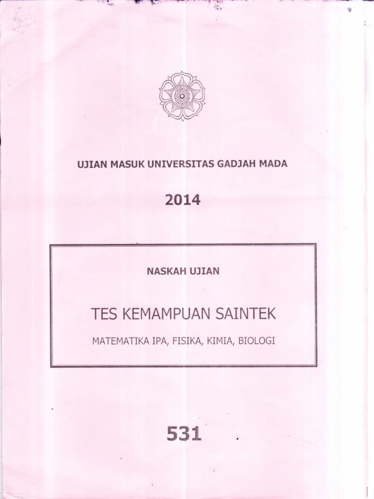 Latihan Tes Potensi Akademik Online: Soal Tpa Ugm Pdf