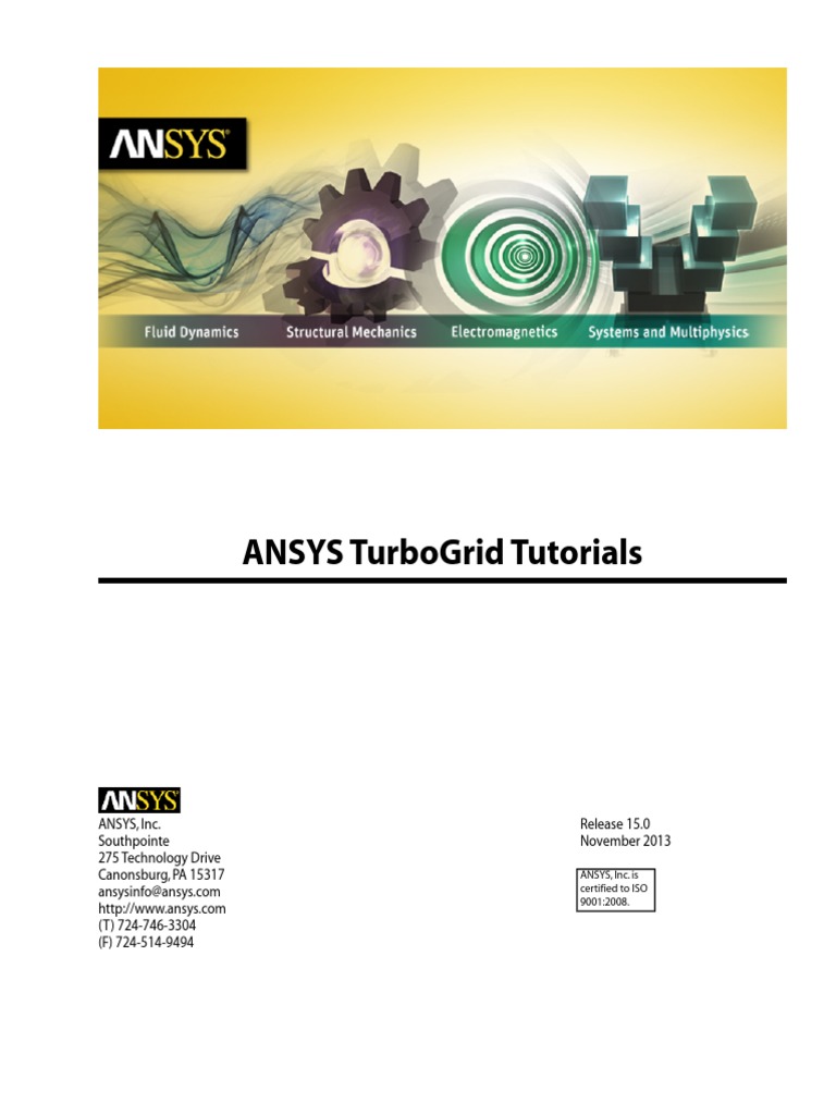 ANSYS TurboGrid Tutorials | PDF | Computers